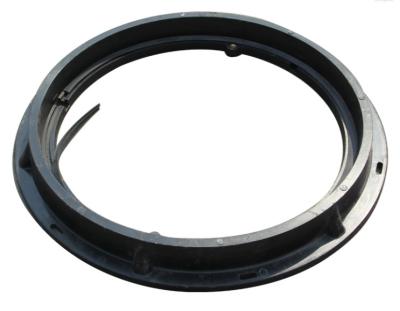 China 600mm Composite Manhole Cover 40 Ton Load Capacity Custom Logo for sale
