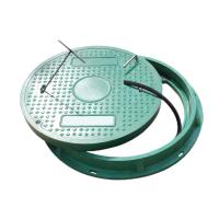 China 40 Tons Load Capacity Corrosion Resistant Customizable FRP Manhole Cover for Tropical Water & Sewage Systems for sale
