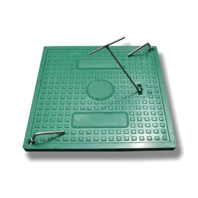 China Insulated SMC Composite Manhole Cover for Telecommunications Construction with Non-Slip Surface for sale