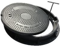 China Advanced Compression Molded Composite Manhole Cover Precision Manufacturing Quality Control Standards Assured for sale