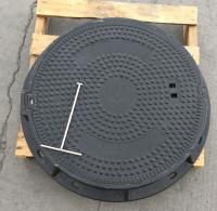 China Corrosion Resistant Lightweight Waterproof Composite Manhole Cover FRP SMC Square Design for sale