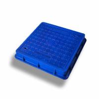 China UV Resistant EN124 Certified SMC Manhole Cover with Anti-Slip Surface for Heavy Duty Use for sale