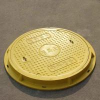 China Corrosion Resistant GRP Manhole Cover with Non-slip Surface and Low Maintenance for Municipal Projects for sale