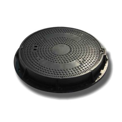 China Waterproof UV Resistant FRP Manhole Cover with 40 Tons Load Capacity for Drainage Systems for sale