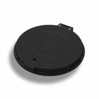 China 600mm EN124 Standard SMC Manhole Cover with 40 Tons Load Capacity for Wastewater Treatment for sale