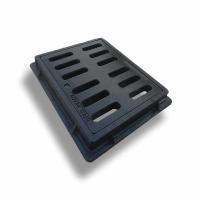 China Heavy Duty D400 FRP Composite Manhole Grate Access Cover for Corrosion Resistant Road Applications for sale