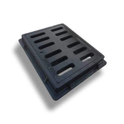 China Heavy Duty D400 FRP Composite Manhole Grate Access Cover for Corrosion Resistant Road Applications for sale
