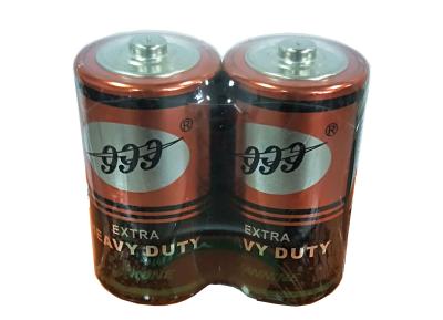China R20 D 1.5V Zinc Carbon Battery Metal Jacket for sale