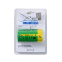 China Rechargeable Lithium Battery D1 1.5V 9500mWh for sale