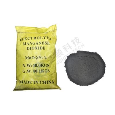 China Electrolytic Manganese Dioxide 91% Min, Zinc Carbon Battery Grade for sale
