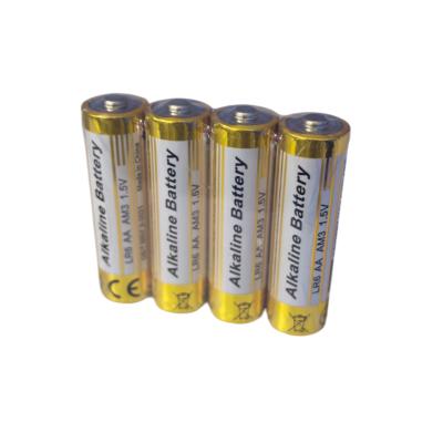 China LR6 AA 1.5V Alkaline Battery (4 pcs) for sale