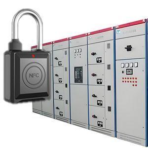 China Portable NFC Padlock with Access Control Management Platform for Power Cabinet for sale
