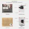 China Fingerprint Password Drawer Lock Filing Cabinet Desk Storage Cupboard Locker for sale