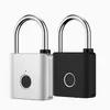 China Fingerprint Padlock Home Warehouse Patio Gate Padlock for sale