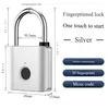China Fingerprint Padlock Home Warehouse Patio Gate Padlock for sale