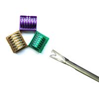 China Custom Hemolok Polymer Ligation Clips ML L XL Sizes Compatible Clip Applier Single Use for sale