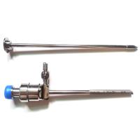 China Stainless Steel Surgical Trocar 75mm Working Length for Laparoscopic Surgery 5mm Diameter for sale