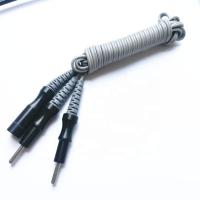 China 5mm Diameter Laparoscopic Insulated Curved Bipolar Forceps with Cable Double Action for sale