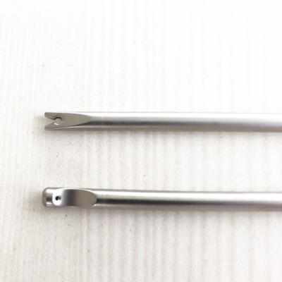 China Metal Knot Pusher Open Close 5x330mm Laparoscopic Surgical Instrument for sale