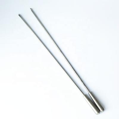 China VATS Instruments Set 5mm Thoracoscopic Knot Tier Pusher Push To Open 33cm Working Length for sale