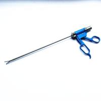 China Reusable Laparoscopic Bipolar Forceps 5mm x 330mm Curved Straight Cut Surgical Coagulation for sale