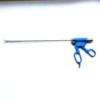 China Reusable Laparoscopic Bipolar Forceps 5mm x 330mm Curved Straight Cut Surgical Coagulation for sale