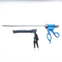 China Endoscopic Straight Bipolar Forceps 5mm x 330mm for Laparoscopic Surgery for sale