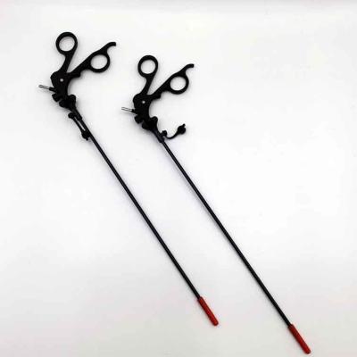China Bipolar Dissecting Forceps 5mm x 330mm Laparoscopic Instrument Curved Straight Cut OEM for sale
