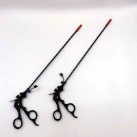 China Bipolar Dissecting Forceps 5mm x 330mm Laparoscopic Surgical Instrument Curved Straight for sale
