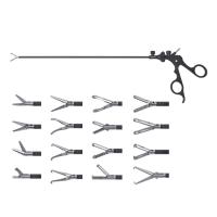 China 330mm 420mm Laparoscopic Forceps Reusable Medical Instruments for Hospital Procedures for sale