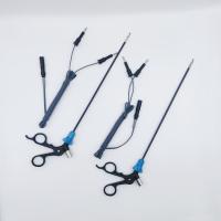 China GB/T18830-2009 Laparoscopic Bipolar Forceps 5mm x 330mm Curved Straight for Minimally Invasive Surgery for sale