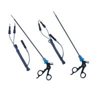 China Endoscopic Bipolar Dissecting Forceps 5mm x 330mm for Laparoscopic Surgery ISO Certified for sale