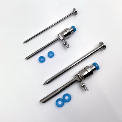 China Stainless Steel Laparoscopic Trocar with Magnetic Sheet 5mm 10mm for sale