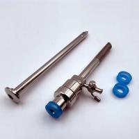 China Medical Surgical Laparoscopic Stainless Steel Reusable Trocar 5mm 10mm for sale