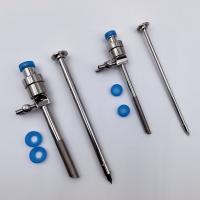 China Stainless Steel Bladeless Trocar 5mm 10mm 12mm 13mm x 105mm Surgical Laparoscopic Instrument for sale