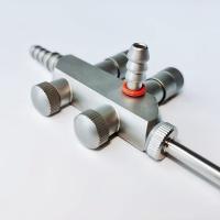 China Laparoscopic Suction Irrigation Tube 5mm 330mm Stainless Steel Three Channels for sale