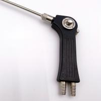 China Stainless Steel Laparoscopic Suction Irrigation Tube 5mm 330mm Gun Type Reusable for sale