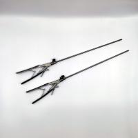 China Laparoscopic Needle Holder 5mm 330mm V-Shaped Curved Jaw Reusable Surgical Instrument for sale