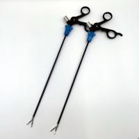 China Reusable Laparoscopic Bipolar Forceps 5mm x 330mm Electrosurgical Surgical Instrument for sale