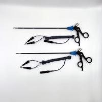 China Reusable Laparoscopic Bipolar Forceps 5mm x 330mm Electrosurgical Surgical Instrument for sale