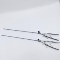 China 330mm 420mm Heavy V-Shape Handle Needle Holder Forceps for Laparoscopic Surgery Needs for sale