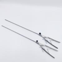 China 330mm 420mm Heavy V-Shape Handle Needle Holder Forceps for Laparoscopic Surgery Needs for sale