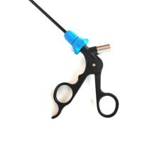 China Abdominal Surgical Instruments Curved Bipolar Dissecting Forceps for Laparoscopy for sale
