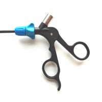 China Abdominal Surgical Instruments Curved Bipolar Dissecting Forceps for Laparoscopy for sale