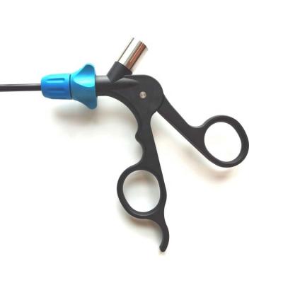 China Laparoscopic Surgery Metal Endoscopic Straight Bipolar Forceps for Abdominal Procedures for sale