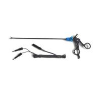 China Laparoscopic Surgery Metal Endoscopic Straight Bipolar Forceps for Abdominal Procedures for sale