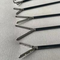 China Reusable Laparoscopic Forceps Parts 5x330mm 3x330mm Elbowless Surgical Instrument for sale