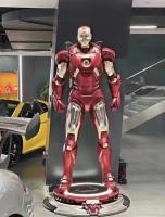 China Technique Hand Carved Plaza Marvel Figure Life Size Resin MK50 Iron Man for sale