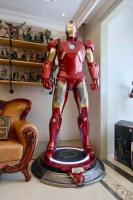 China Technique Hand Carved Plaza Marvel Figure Life Size Resin MK50 Iron Man for sale