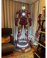 China Customized Size Iron Man MK47 1 to 1 Super Large Super Restore Marvel Movie GK Statue for sale